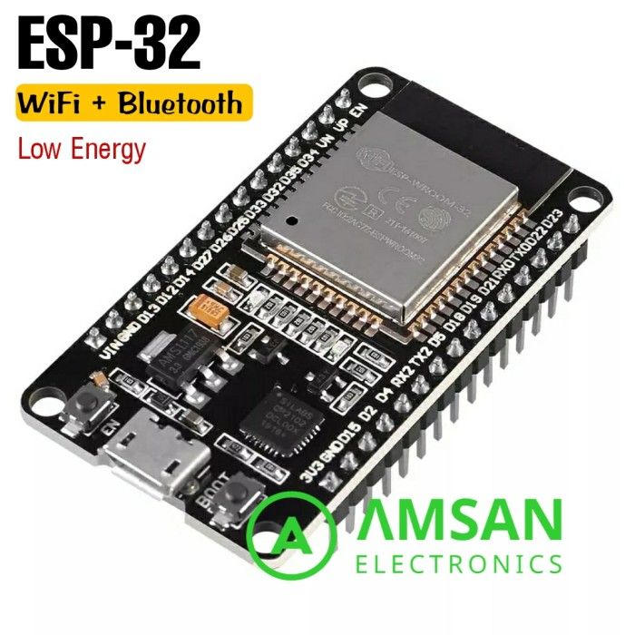 ESP-32 Development Board WIFI Bluetooth IOT NodeMCU ESP32 WROOM 32S | Lazada Indonesia