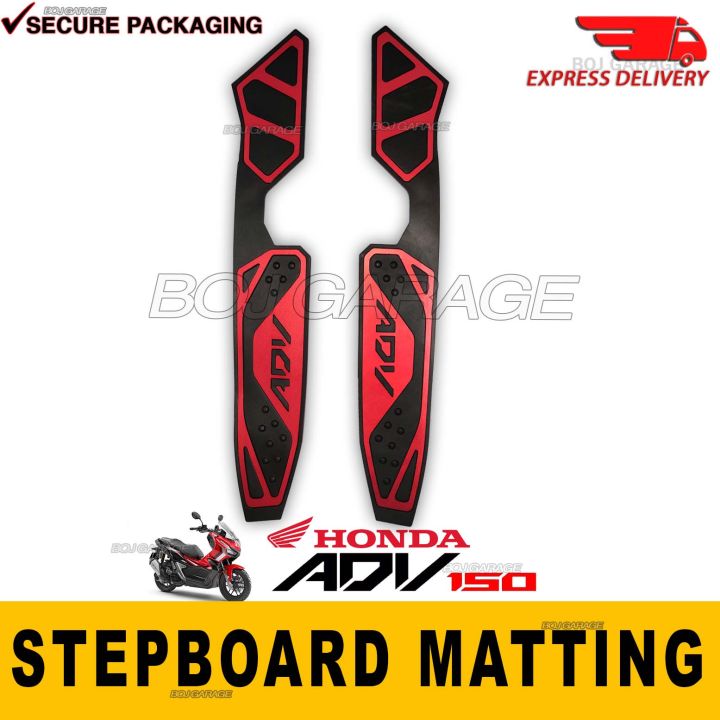 HONDA ADV 150 STEP BOARD MATTING RED | Lazada PH