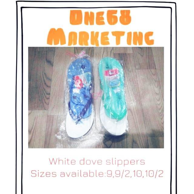 White dove ordinary slippers | Lazada PH