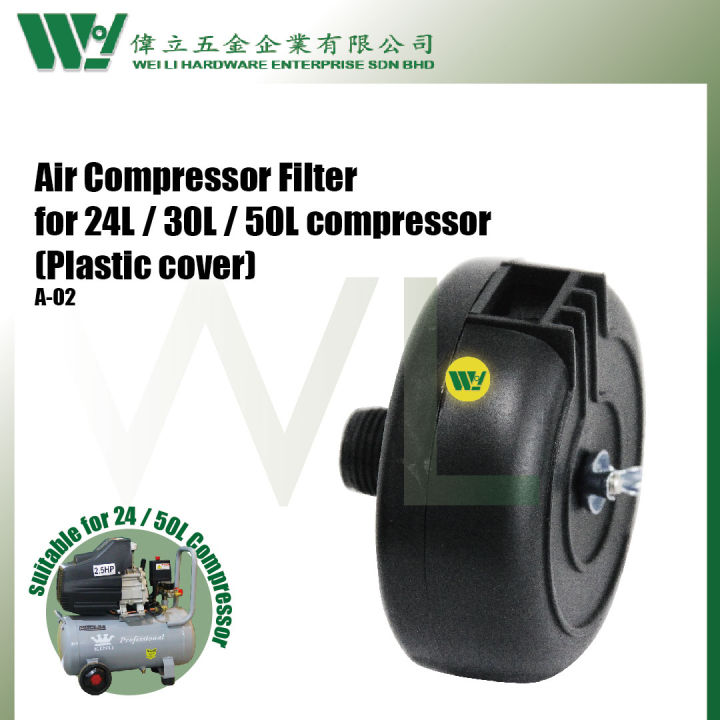 1/2" Air compressor filter / air filter for 24L & 50L tank / filter ...