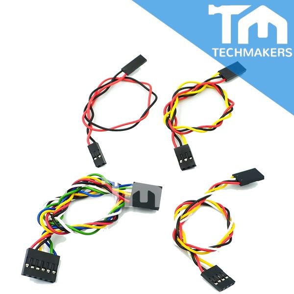 1pcs of 20cm 2/3/4/6/8 Pin Female-to-Female DuPont Easy-Fit Cable 2 ...
