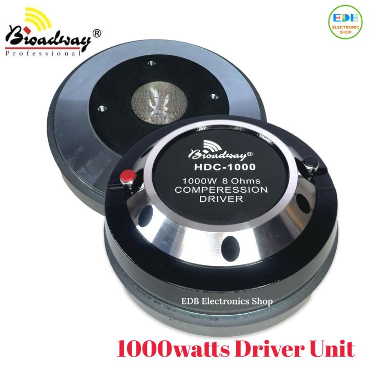 Broadway 1000watts Compression Driver Unit Bolt On HDC-1000 Tweeter ...