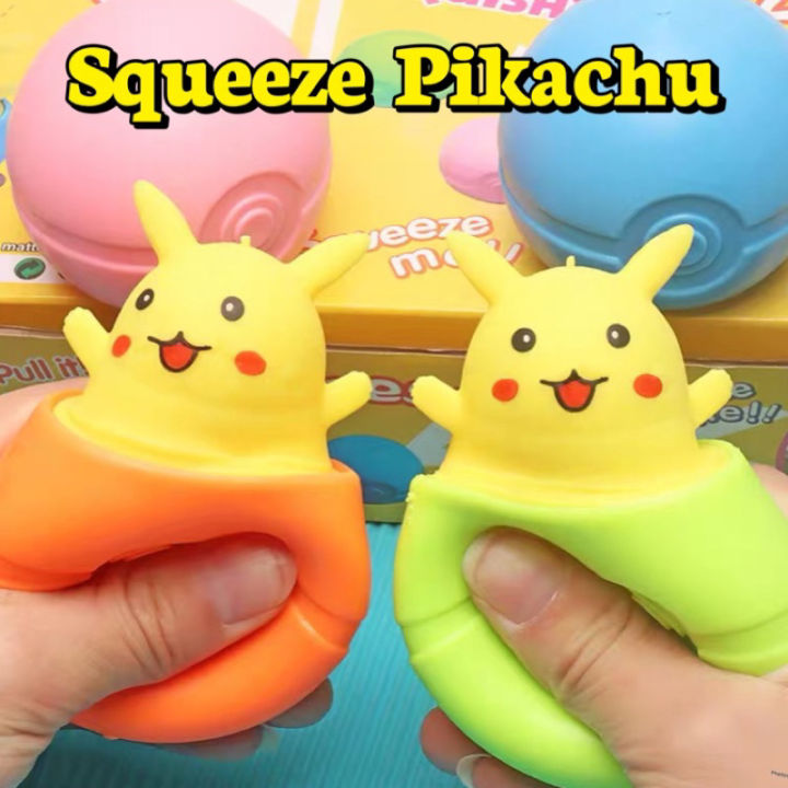 Pokemon Pikachu Squishy - Squeeze to Pop Out From Cup - Prank Your ...