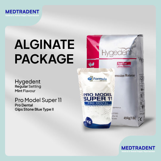 Paket Alginate Hygedent dan Gips Stone Dental Biru Packing Dus | Lazada ...