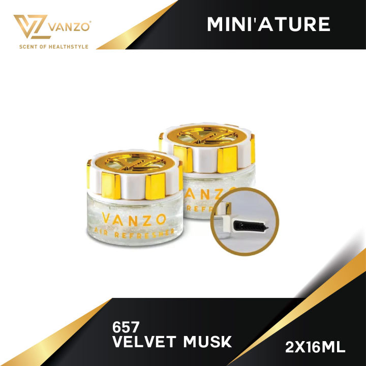 657 - VANZO 'Mini'ature Series [Velvet Musk] / Car Perfume / Pewangi ...