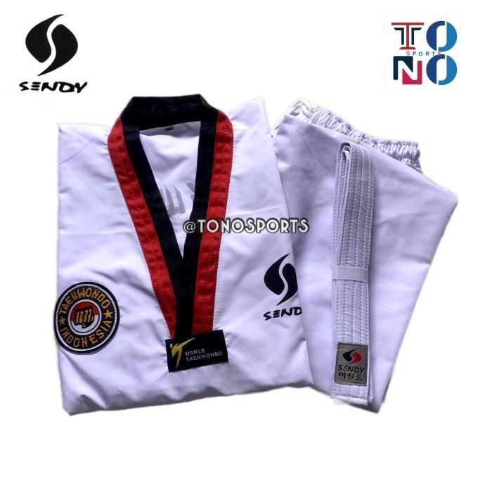 BAJU SERAGAM DOBOK TAEKWONDO POOM SENDY STANDART WORLD TAEKWONDO - DIANASTORE3 | Lazada Indonesia