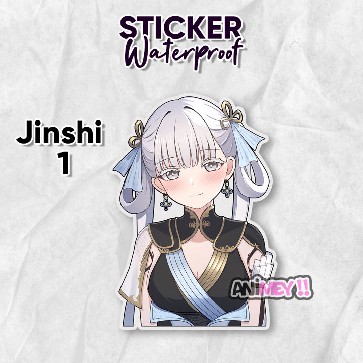 Stiker Jinshi Wuthering Waves / Sticker Anime Waterproof | Lazada Indonesia