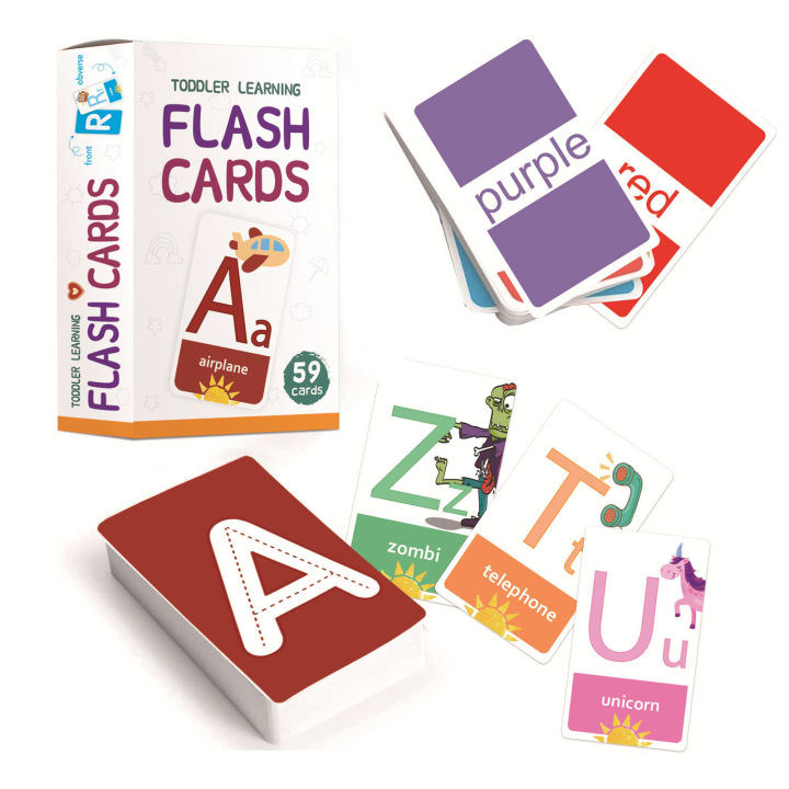Toddlers Flash Cards Alphabet Flash Cards Interactive Educational Flash ...