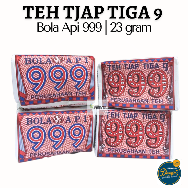 Teh 999 / 999 Bola Api / Teh Cap 999 23g | Lazada Indonesia