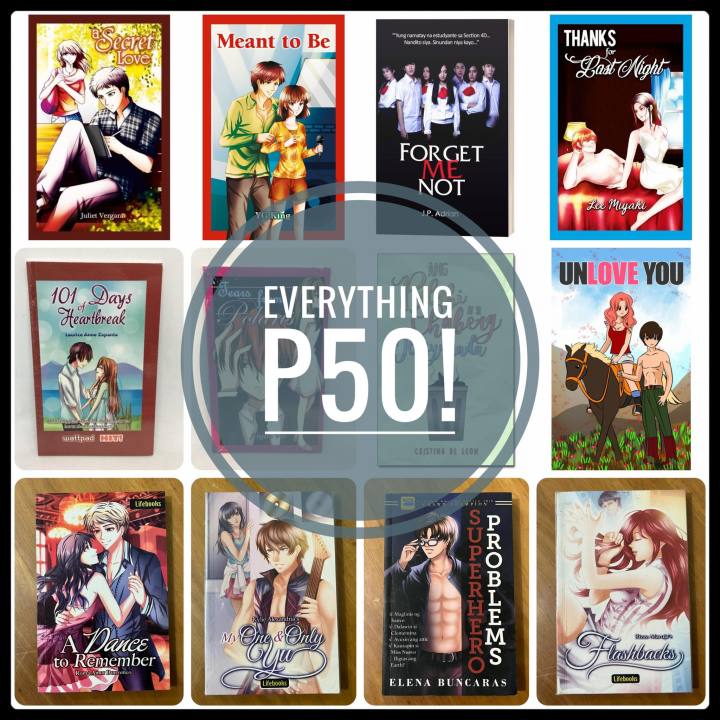 Wattpad Books Collection - Everything Only P50 Each | Lazada PH