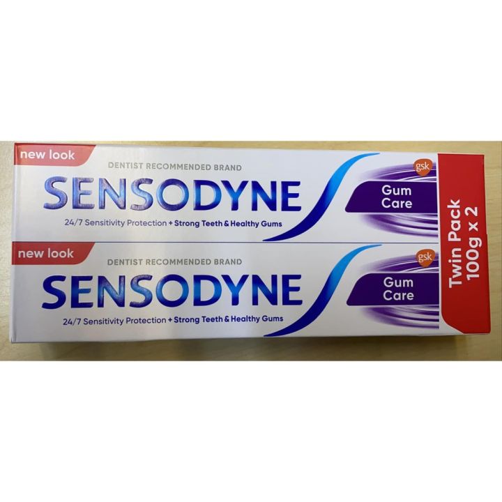 Sensodyne Value Twin Pack Gum Care Freshmint Gentle whitening Multi ...