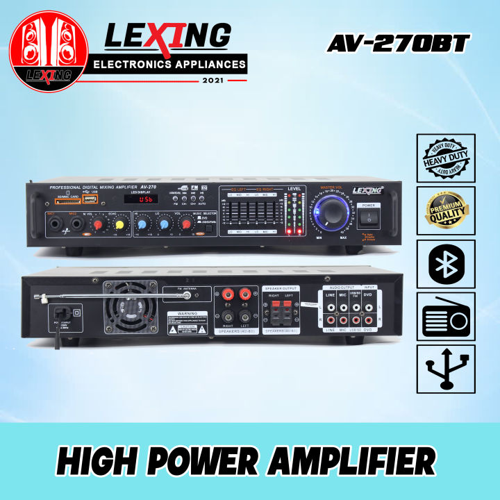 LEXING AV 230BT AMPLIFIER | Lazada PH