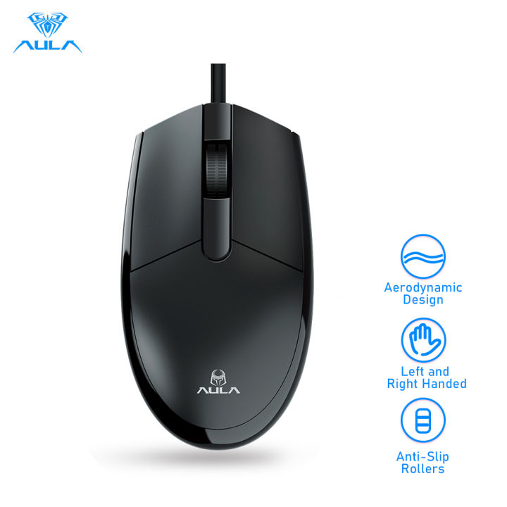 AULA M1 Wired Mouse Optical Engine Precise Positioning Ergonomic ...