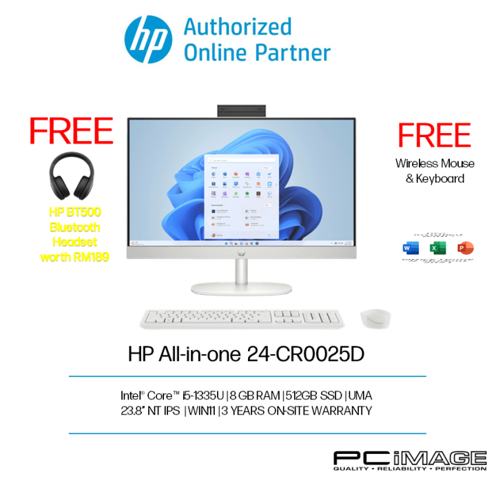 HP AIO 24-CR0025D / 24-CR0138D / 24-CR0029D 13TH GEN INTEL I3 OR I5 ...