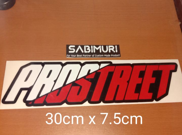 Cutting Sticker Prostreet 3 warna 30cm | Lazada Indonesia