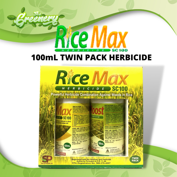 RICE MAX SC100 100mL TWINPACK HERBICIDE BY: S&P ENTER. | Lazada PH