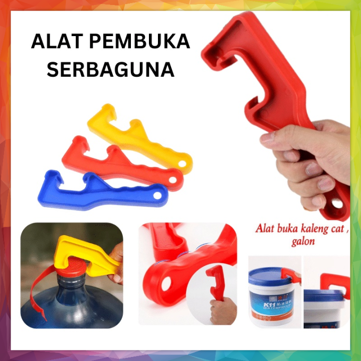 ALAT PEMBUKA KALENG CAT SERBAGUNA / ALAT PEMBUKA AIR GALON EMBER CAT ...