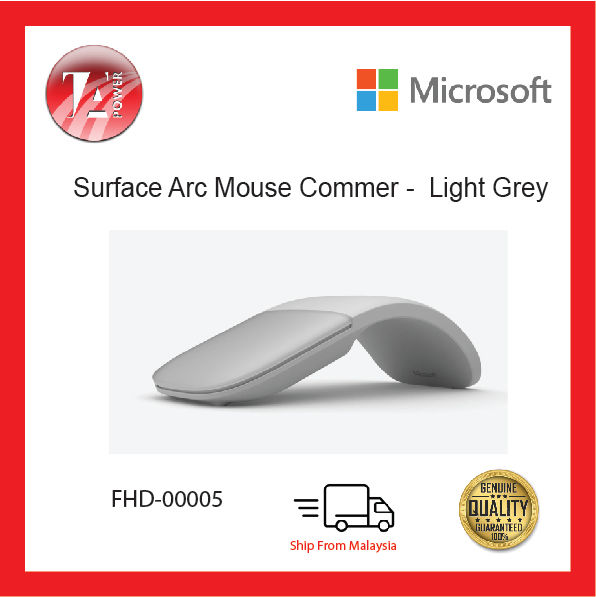 Microsoft Surface Arc Mouse Commer - Light Grey / Black / Ice Blue ...