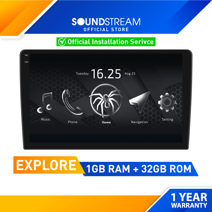SOUNDSTREAM ANZUO EXPLORE DSP Android Car Player - 9"/10" (1+32GB) | Lazada