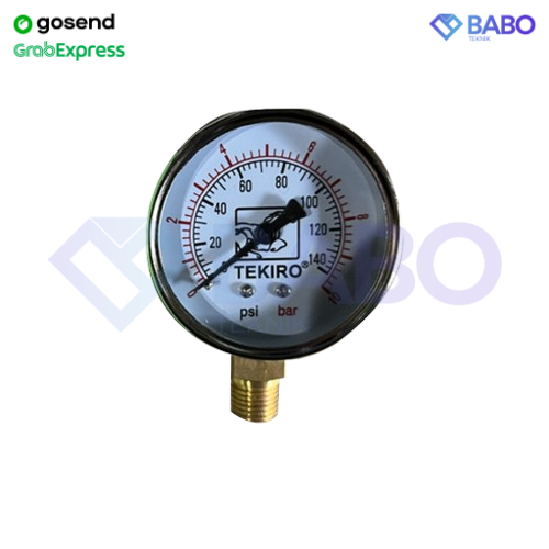 TEKIRO Manometer 10 bar TEKIRO Pressure Gauge 10 bar TEKIRO Manometer ...