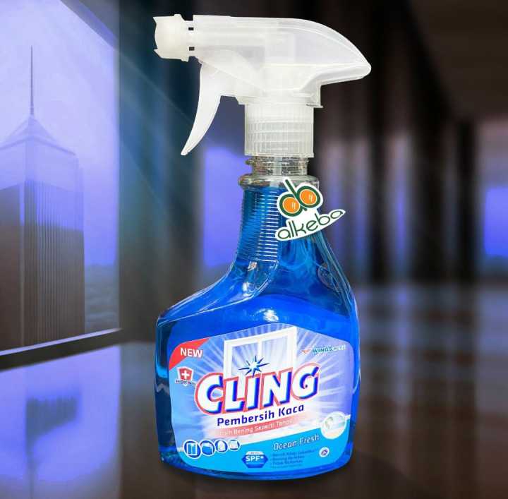 Cling Glass Cleaner 500 ml Botol Spray Semprot - Cairan Pemebrsih Kaca ...