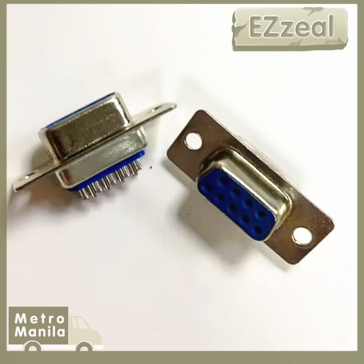 100pcs Rs232 Serial Port Connector Com Socket Adapter Db9 Female Male ...