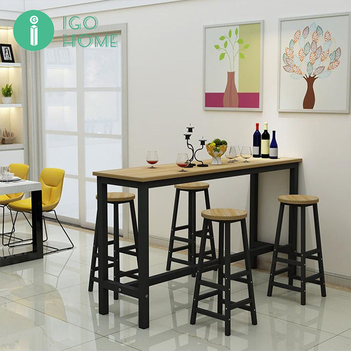 IGO Mini Bar Table and Chairs Dining Room Coffee Tea Shop Table and ...
