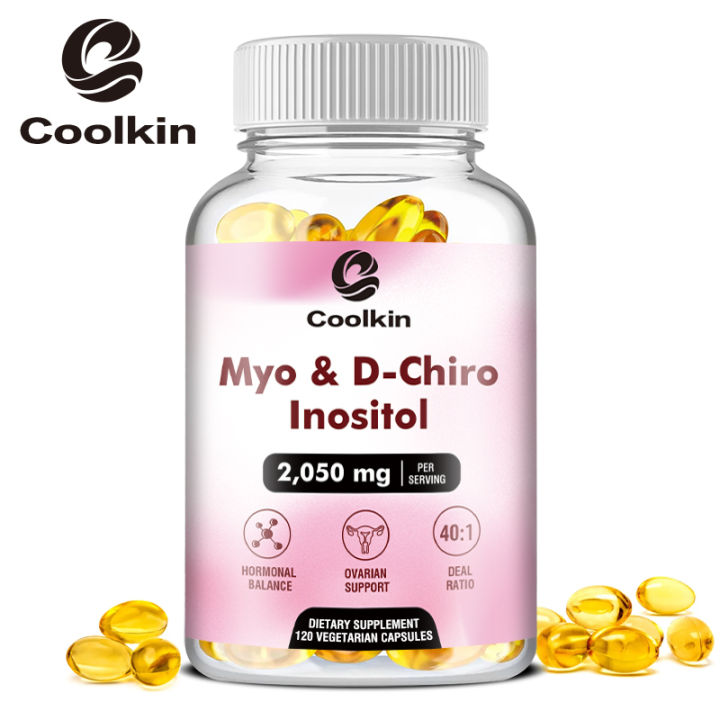 Myo-Inositol & D-Chiro Inositol Blend Capsule, Most Beneficial 40:1 ...