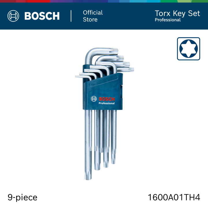 Bosch Hand Tools 9pcs torx key set | Lazada PH