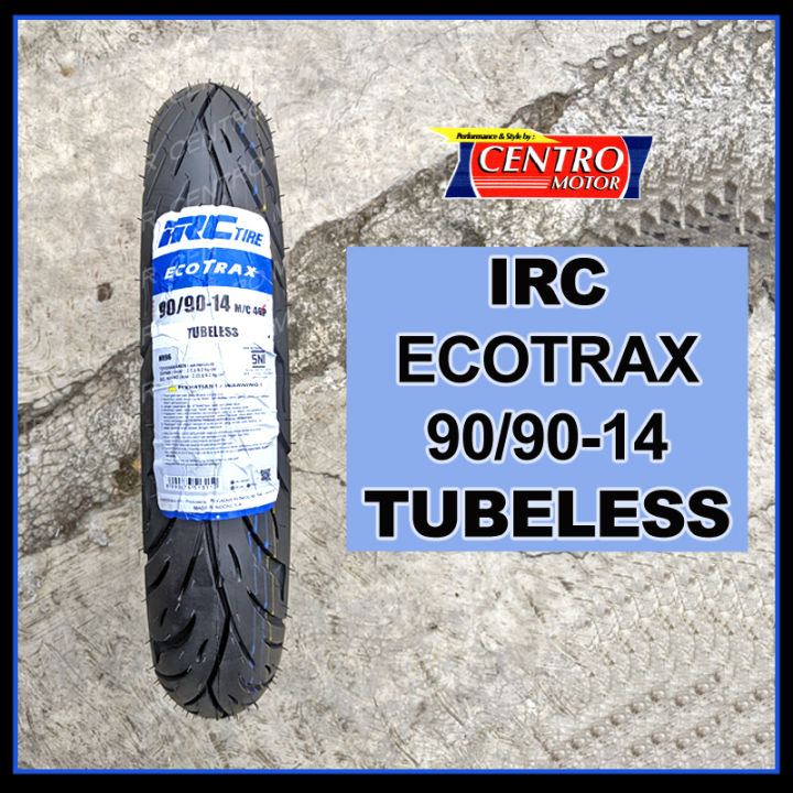 IRC ECOTRAX 90/90-14 TUBELESS. Ban Motor matic ring 14 | Lazada Indonesia