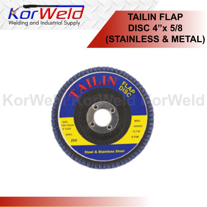Tailin Flap Disc Wheel 4"x5/8 For Metal & Stainless | Lazada