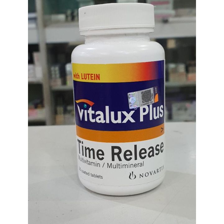 Vitalux Plus Time Release Multivitamin/Multimineral 30's (EXP 25) | Lazada