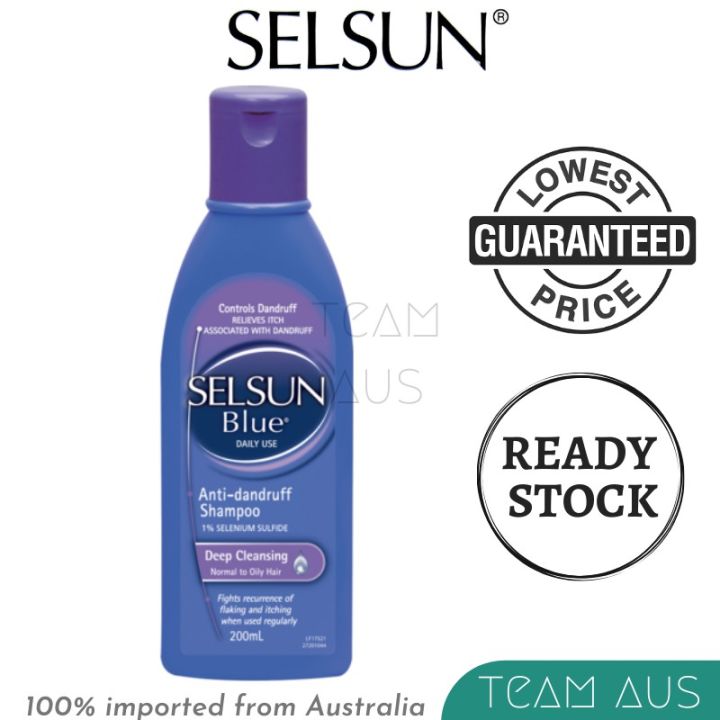 Selsun Blue Deep Cleansing Anti-Dandruff Shampoo (200ml) | Lazada