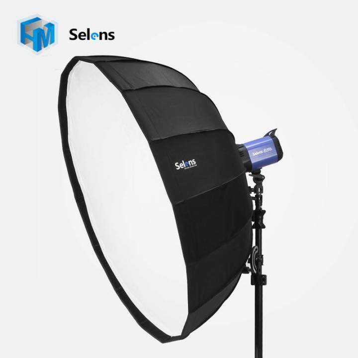 Selens 65/85/105cm Parabolic Umbrella Softbox Studio Lighting Softbox ...