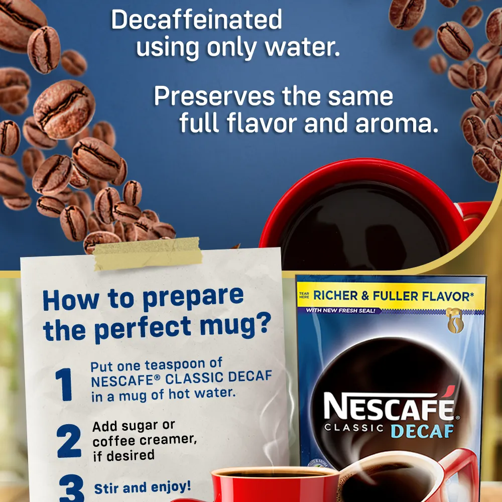NESCAFE CLASSIC DECAF Instant Coffee 80g - Pack of 2 | Lazada PH
