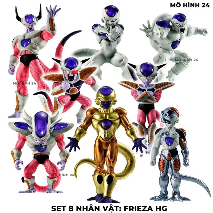 [SET 8 CON] Bộ mô hình Frieza HG all form tất cả hình dáng của Frize ...
