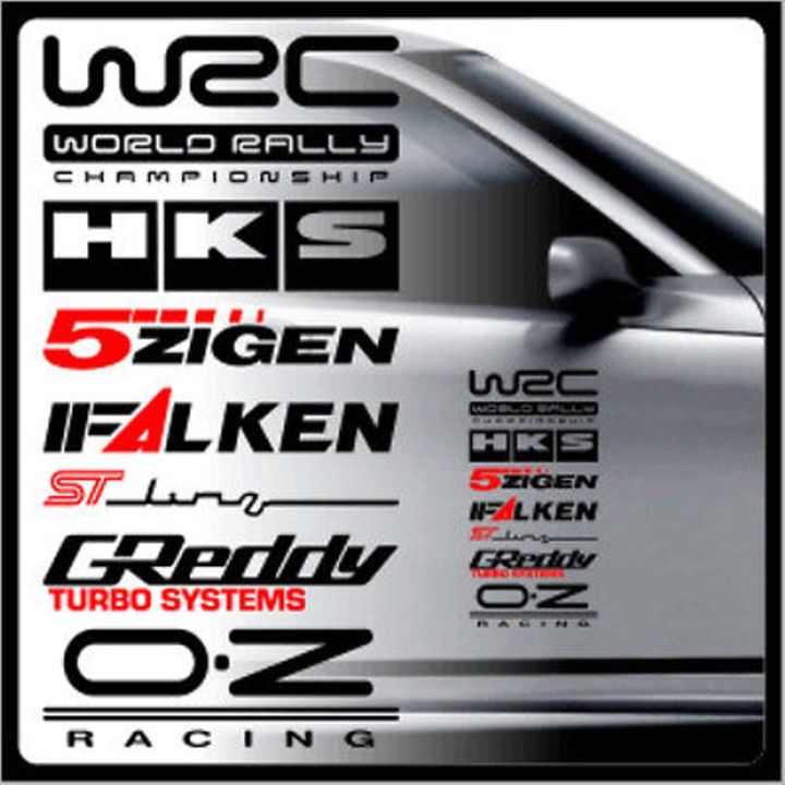 sticker stiker mobil iklan sponsor sticker wrc hks greedy oz racing ...