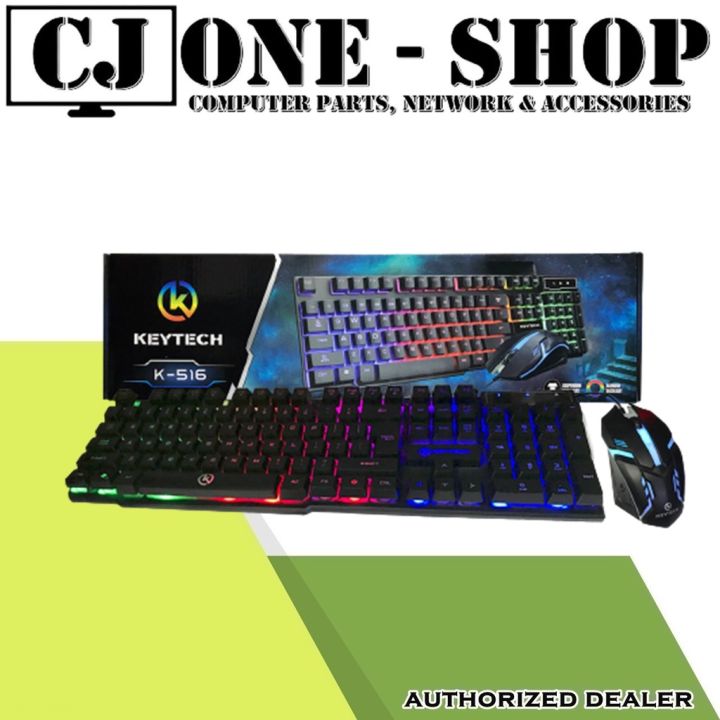 Bundle Keyboard and mouse with LED Keytech K516 | Lazada PH