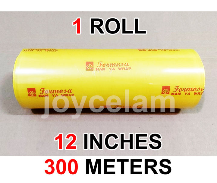 ORIGINAL Formosa Plastic Food Wrap Cling Wrap (Madikit) 12 inches x 300 ...