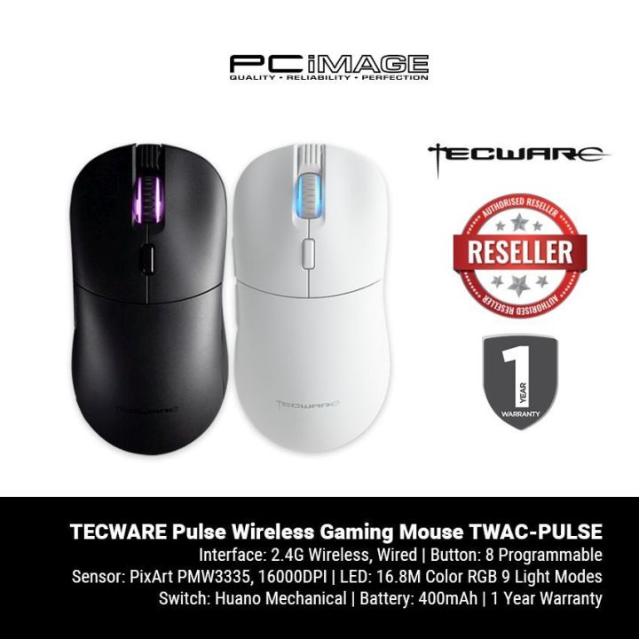 TECWARE Pulse Pulse ELITE Ambidextrous Wireless Gaming Mouse | Lazada