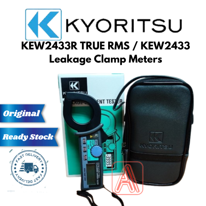 Kyoritsu KEW 2433R TRUE RMS / KEW 2433 Leakage Clamp Meter - Original | Lazada