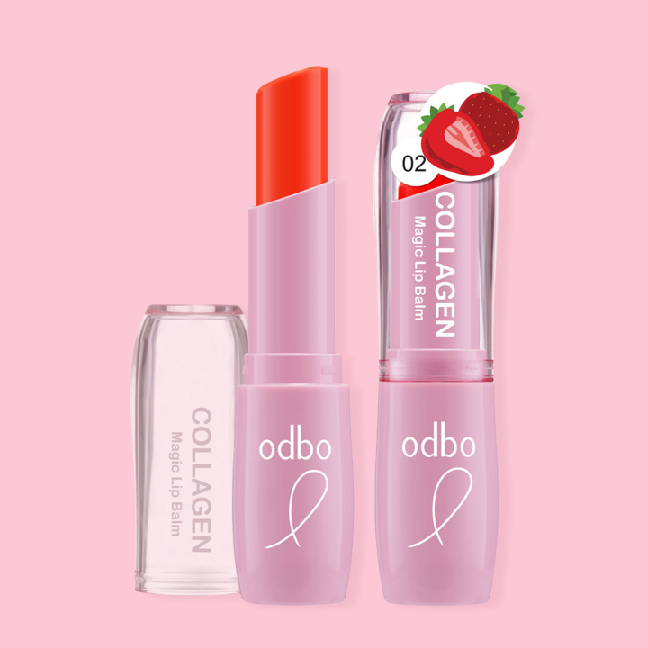 Odbo Collagen Magic Lip Balm 02 | Lazada