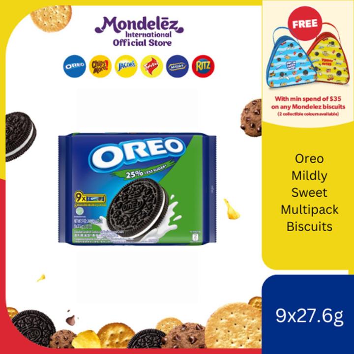 Oreo Mildly Sweet Sandwich Cookies Multipack 248G | Lazada Singapore
