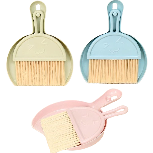 Mini Dustpan Brush Set Small Hand Kids Desktop Cute Computer Table ...