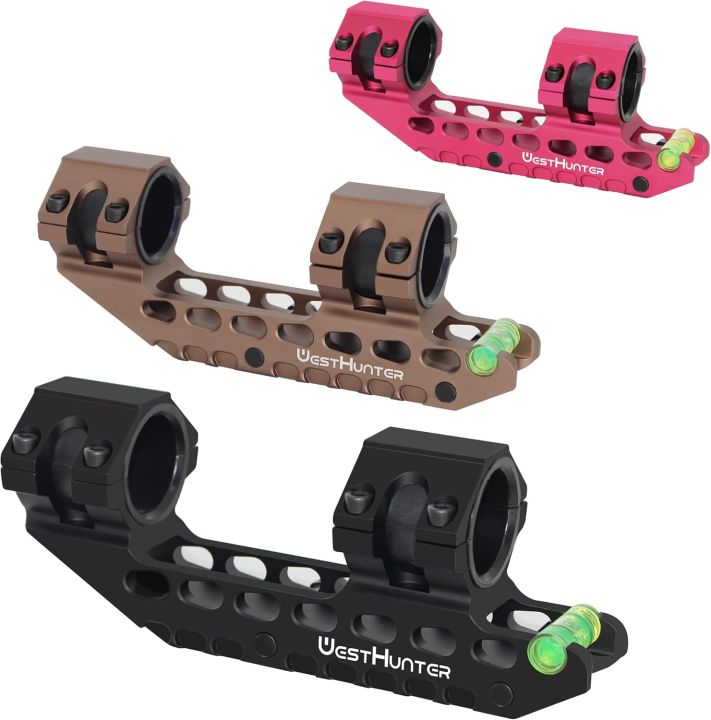 WestHunter Optics 30 mm Offset Cantilever Picatinny Scope Mount, with ...