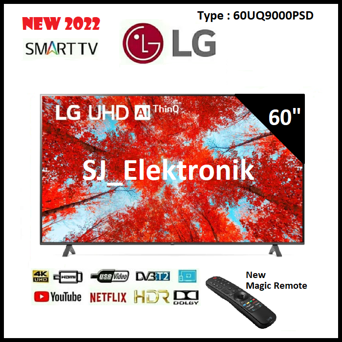 LED TV LG 60 Inch 60UQ9000PSD - 60UQ9000 Real 4K Smart UHD TV | Lazada ...