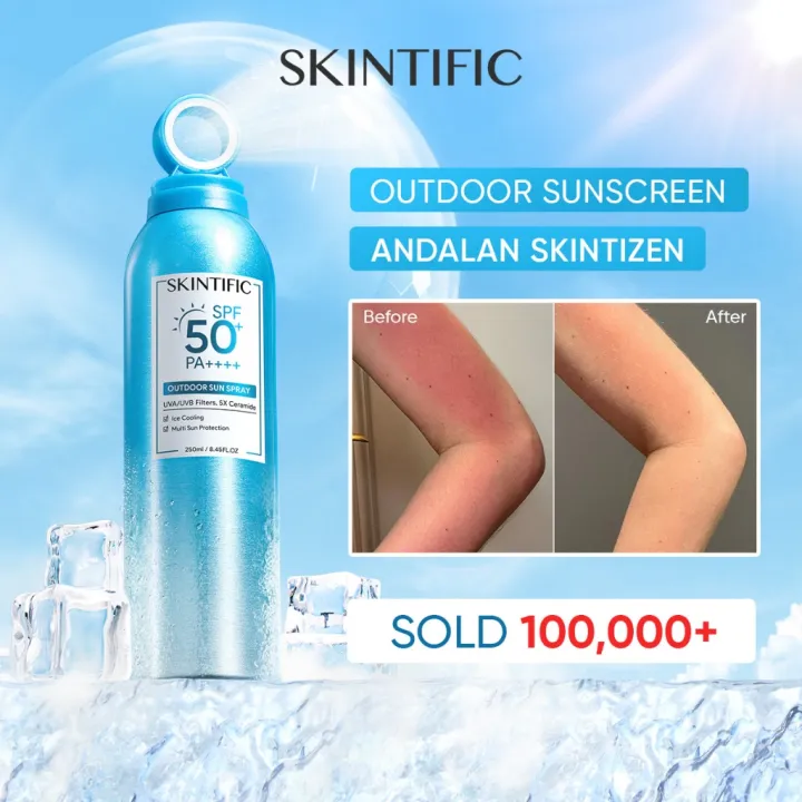 Quality guarantee 【New Launch】 SKINTIFIC Outdoor Sunscreen Spray SPF 50 ...