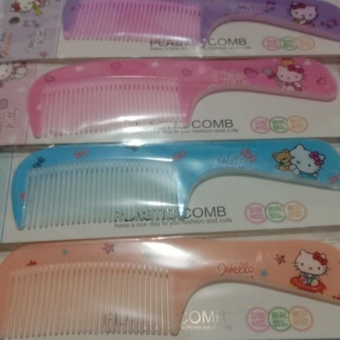 Sisir Mini Karakter Hello Kitty / Sisir Rambut Anak / Sisir Fancy ...