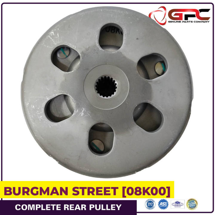 GPC Suzuki BURGMAN STEET / AVENIS Complete CVT Rear Pulley Clutch Assy ...
