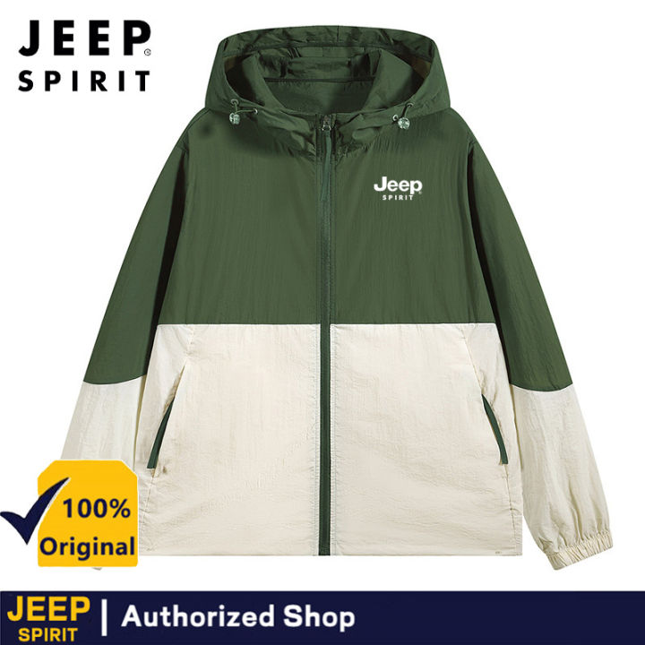 JEEP SPIRIT UPF50+jacket men's breathable sports jacket summer UV ...
